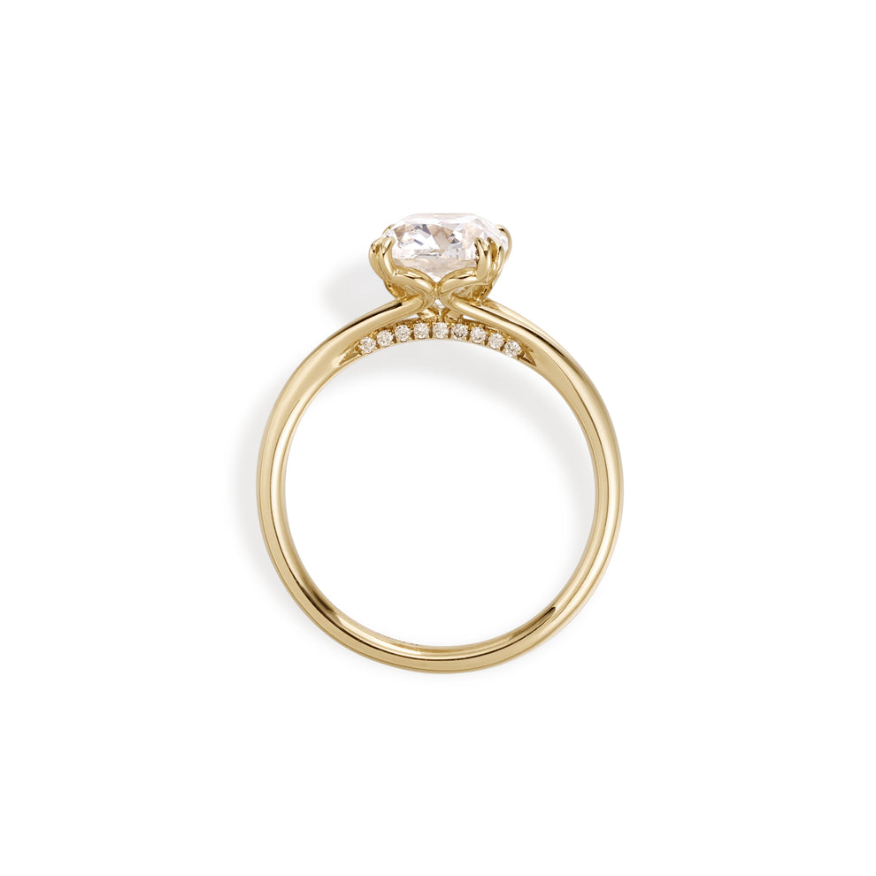 Old Mine Cut Lab Grown Diamond Engagement Ring | Antique cut – Elora