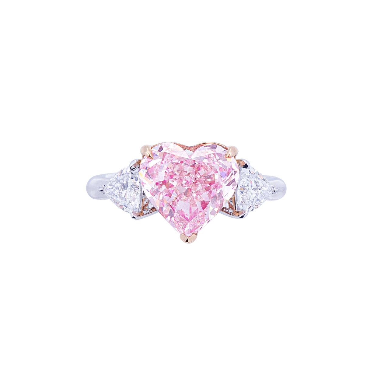 Aurora - Heart Cut Pink Diamond Ring – Elora